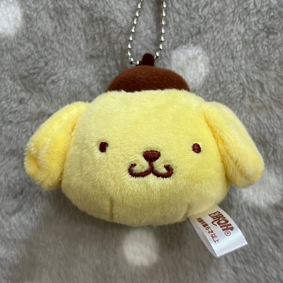 Sanrio | Toys | Sanrio Pom Pom Purin Mini Plush With Ball Chain | Poshmark